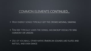 Native american music powerpoint | PPTX