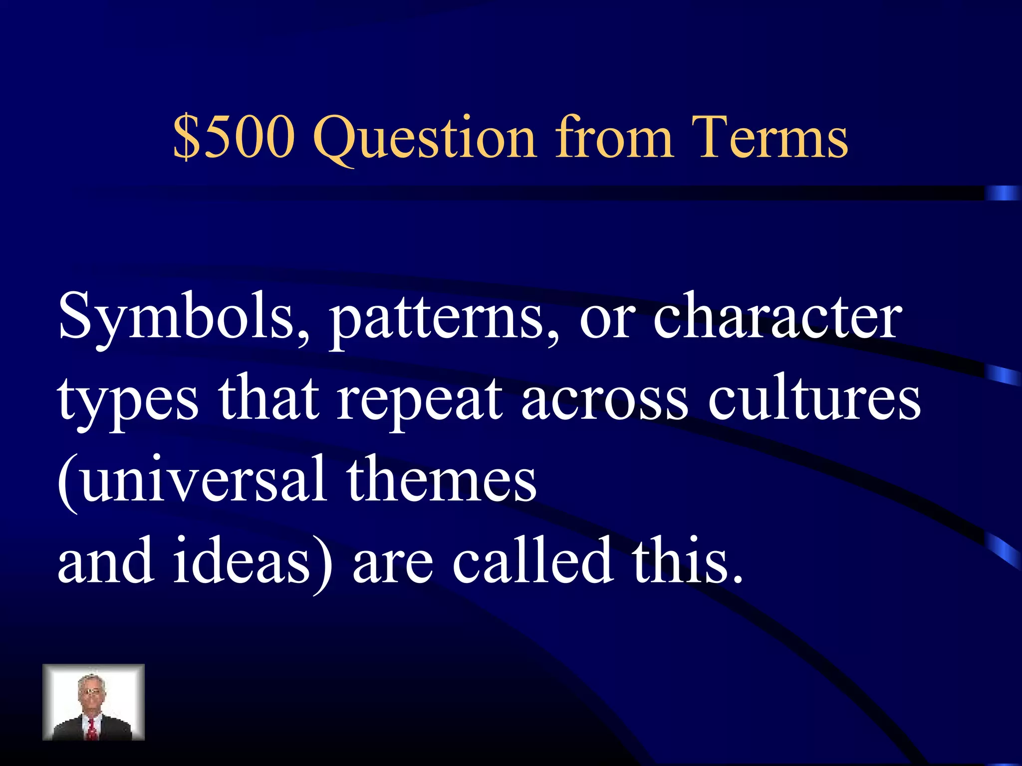 Native american myths jeopardy | PPT