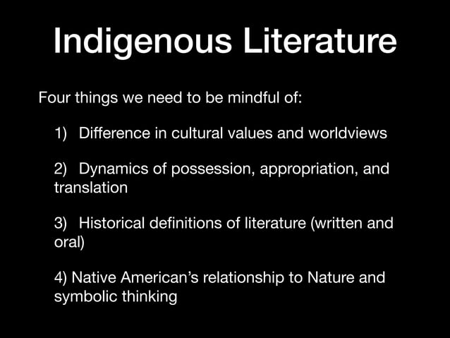 Native American Oral Literature | PDF