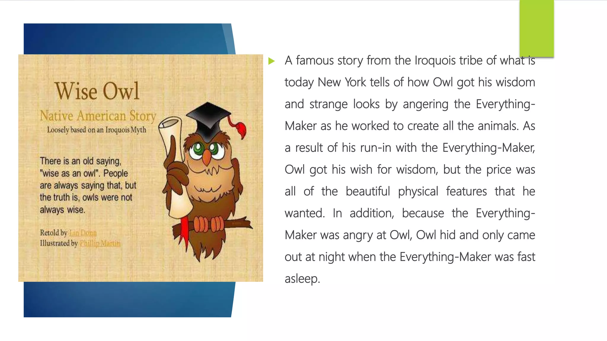 Native american oral stories | PPTX