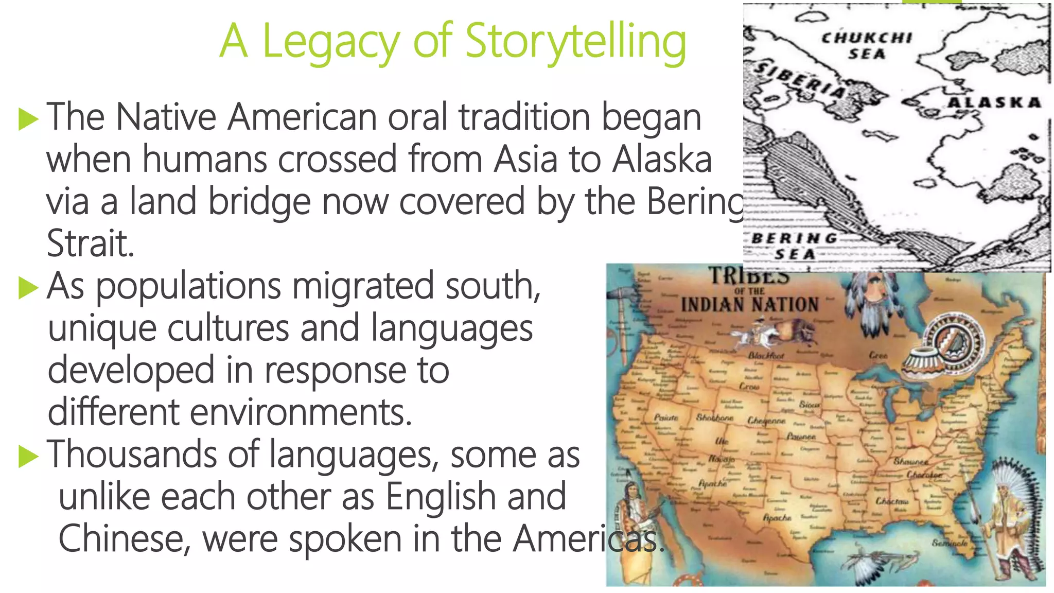 Native american oral stories | PPTX
