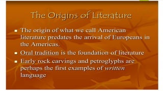 Native american oral stories | PPTX