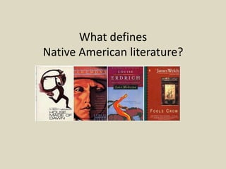 Native american poetry | PPT