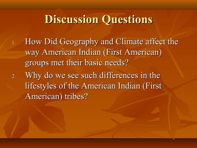 Five Native American Tribes SOL USI.3b
