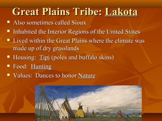 Five Native American Tribes SOL USI.3b