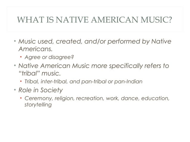Native American Music PowerPoint | PPT