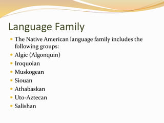 Native americans | PPTX