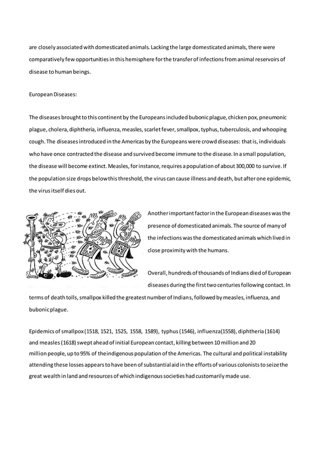 Written project about Native Americans before Columbus' arrival | PDF