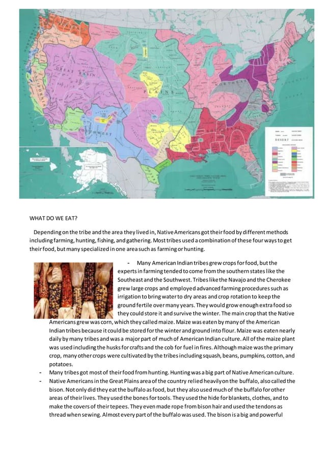 Written project about Native Americans before Columbus' arrival | PDF