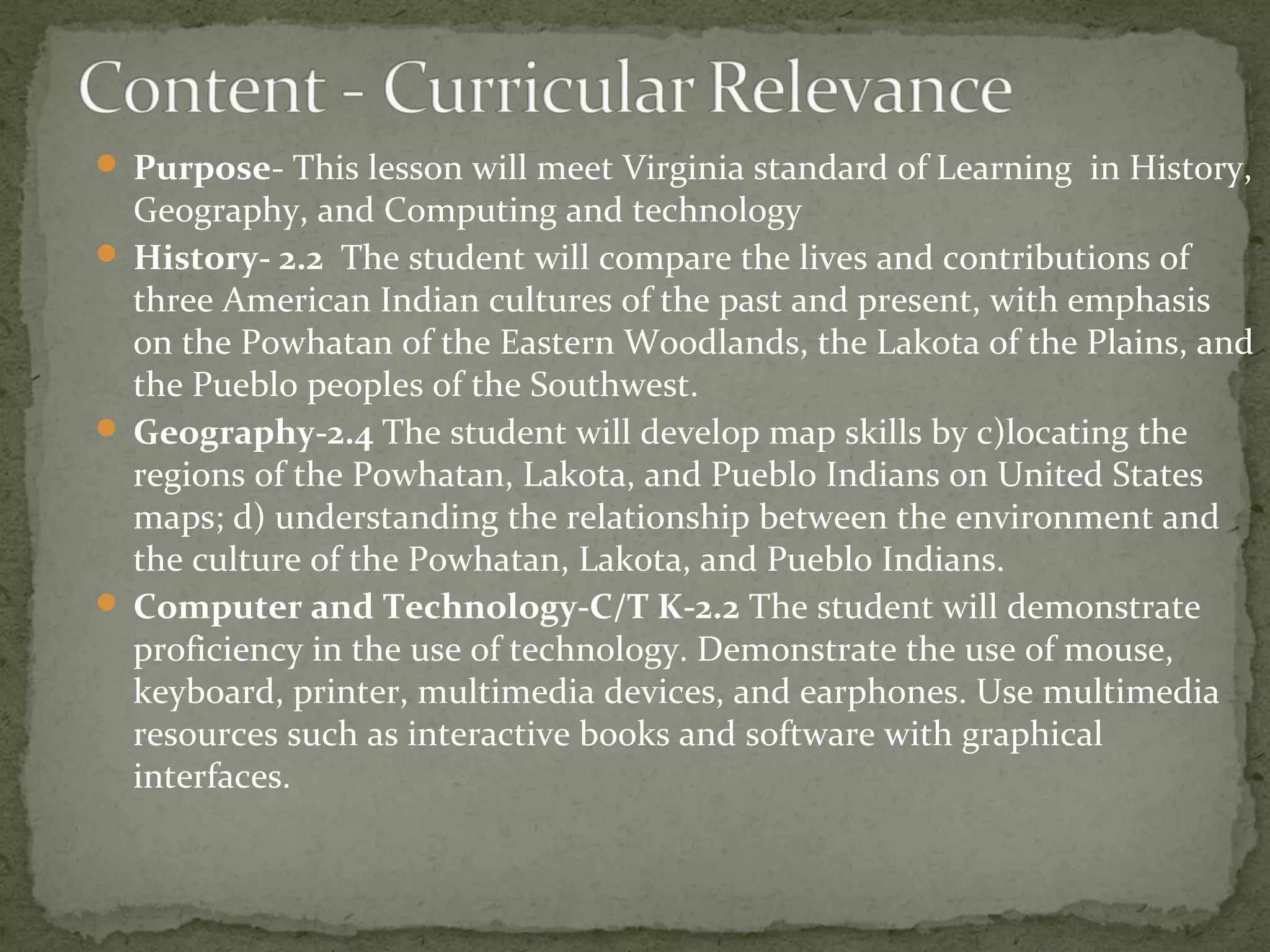 Native Americans, 2nd Grade | PPT