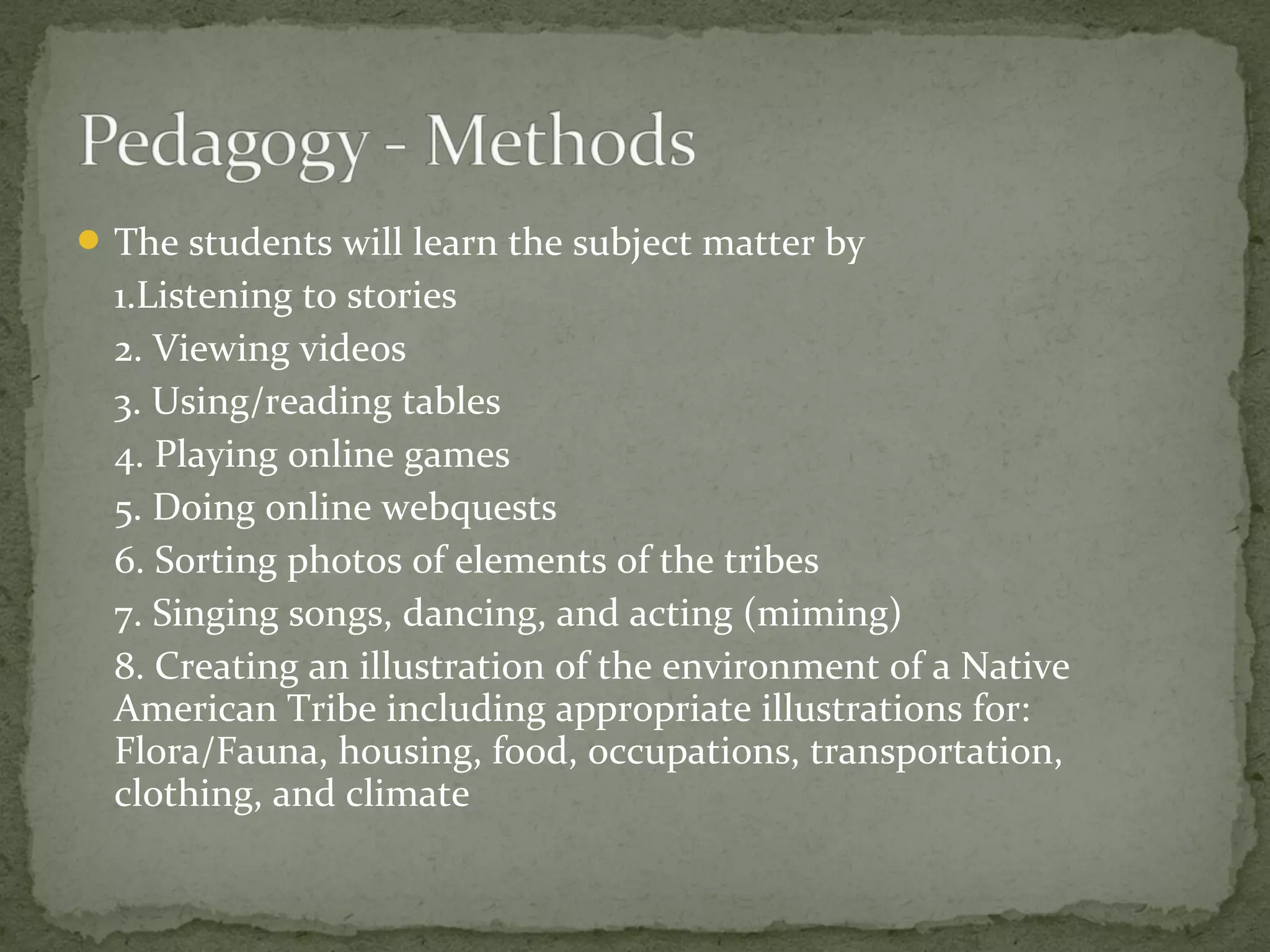 Native Americans, 2nd Grade | PPT