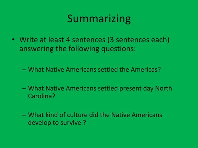 Native americans and North Carolina | PPT