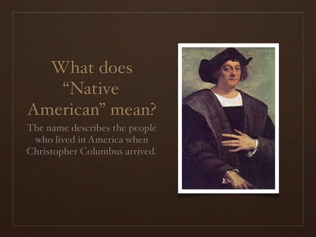 Native Americans Introduction | KEY