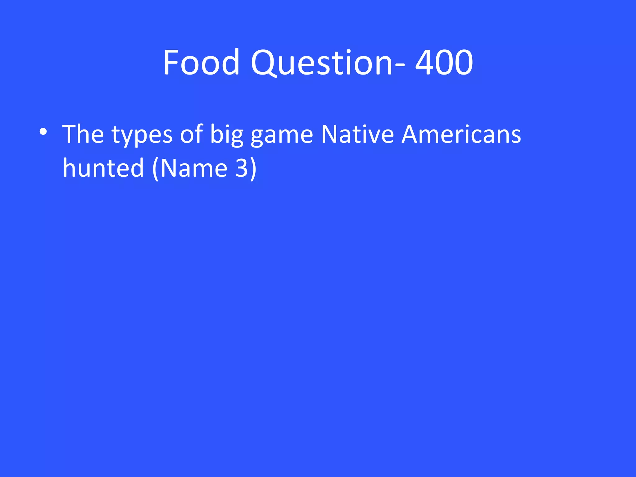 Native americans jeopardy | PPT