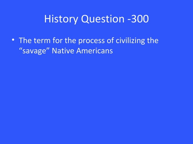 Native americans jeopardy | PPT