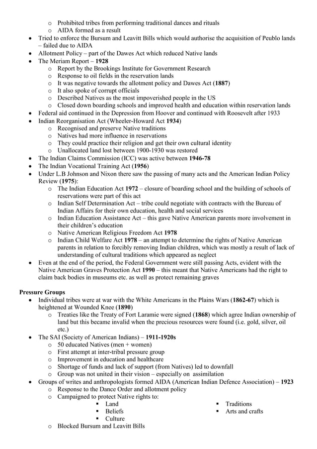 Native Americans Notes | DOCX | Genealogy and Ancestry | Hobbies ...