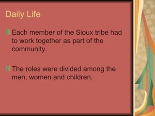 Native Americans Of The Plains Sioux | PPT