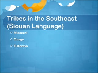 Native american southeast akshar stephen | PPT