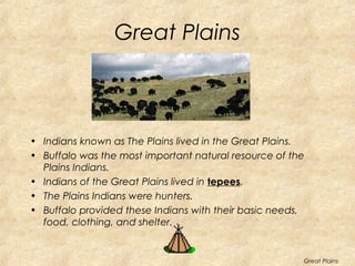 Great Plains Indians Food And Hunting