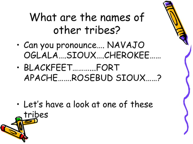 Native americans tribes | PPT