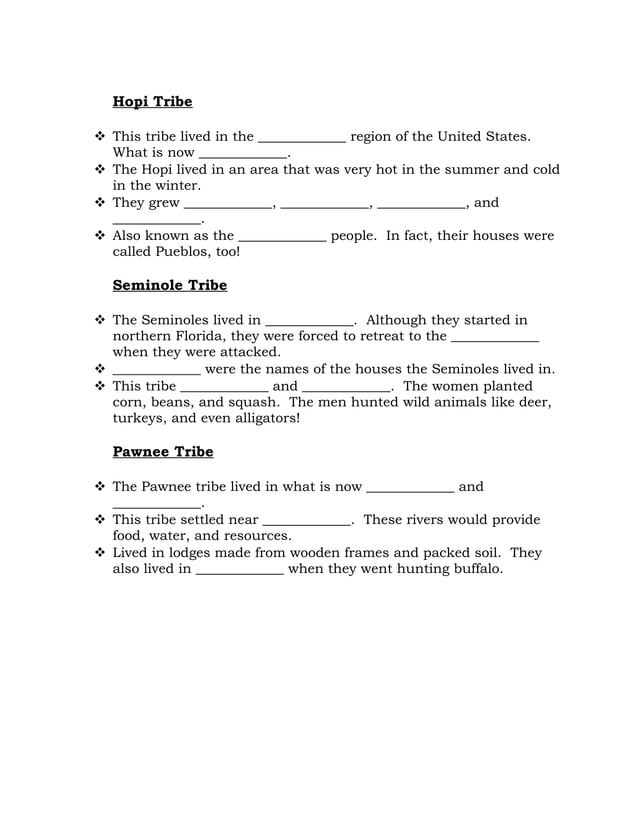 Native americans study guide | DOC | North America Travel | Travel ...