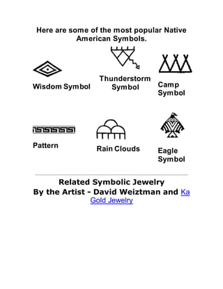 Native american symbols | DOCX | Spirituality | Religion & Spirituality