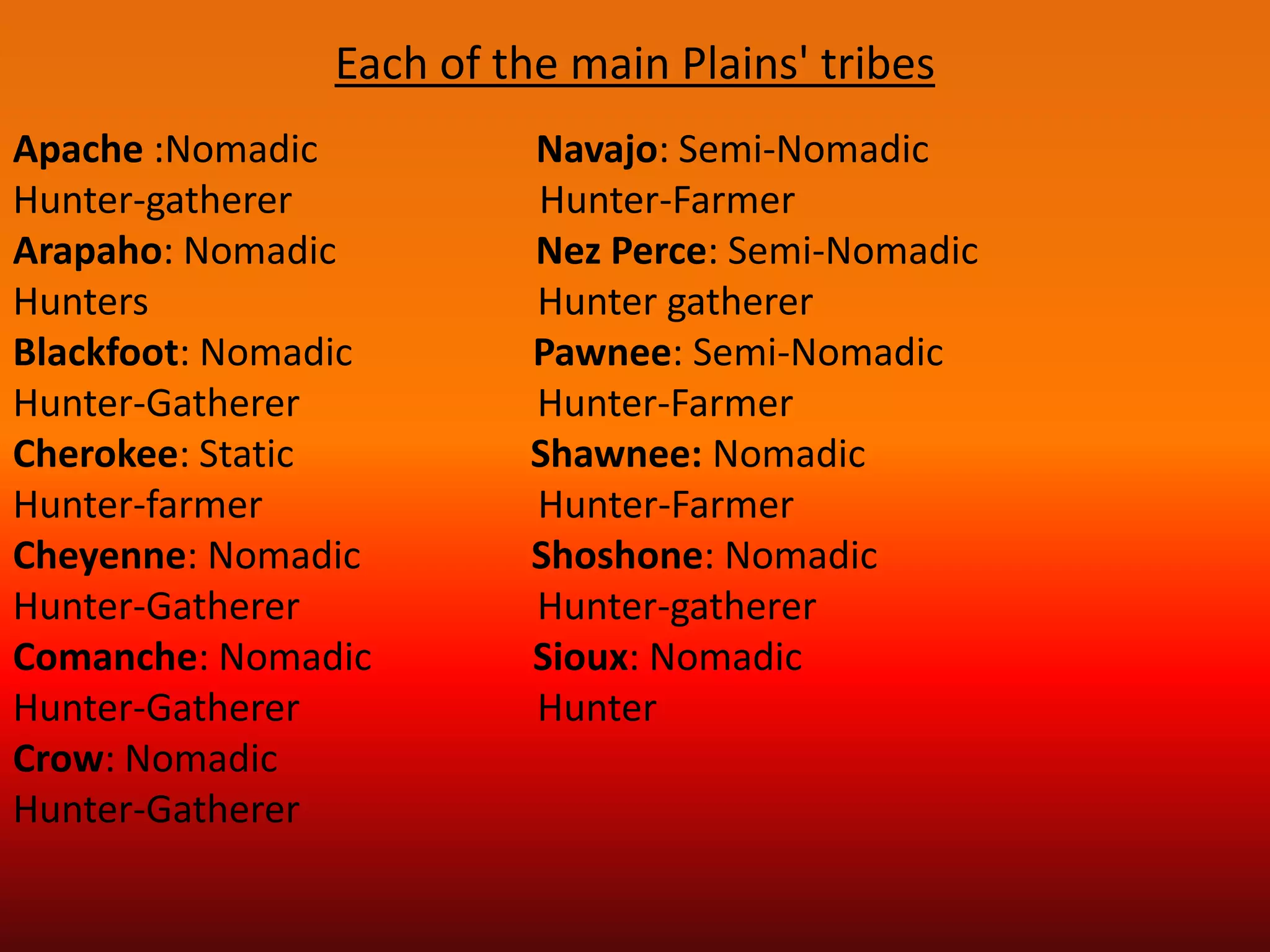 Native american tribes | PPTX