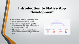 Native App Development | Build High-Performance Mobile Apps | PPT