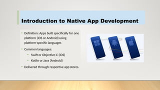 Native App Development Services for iOS & Android | Fast & Secure | PPT