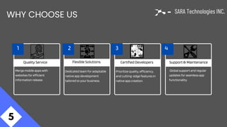 Native App Development Services | Native App Development tools | PPTX
