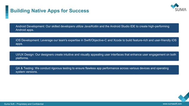 Native App Development Services by Suma Soft | PPT