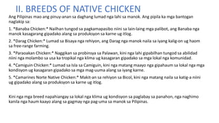native chicken production and management seminar | PPTX