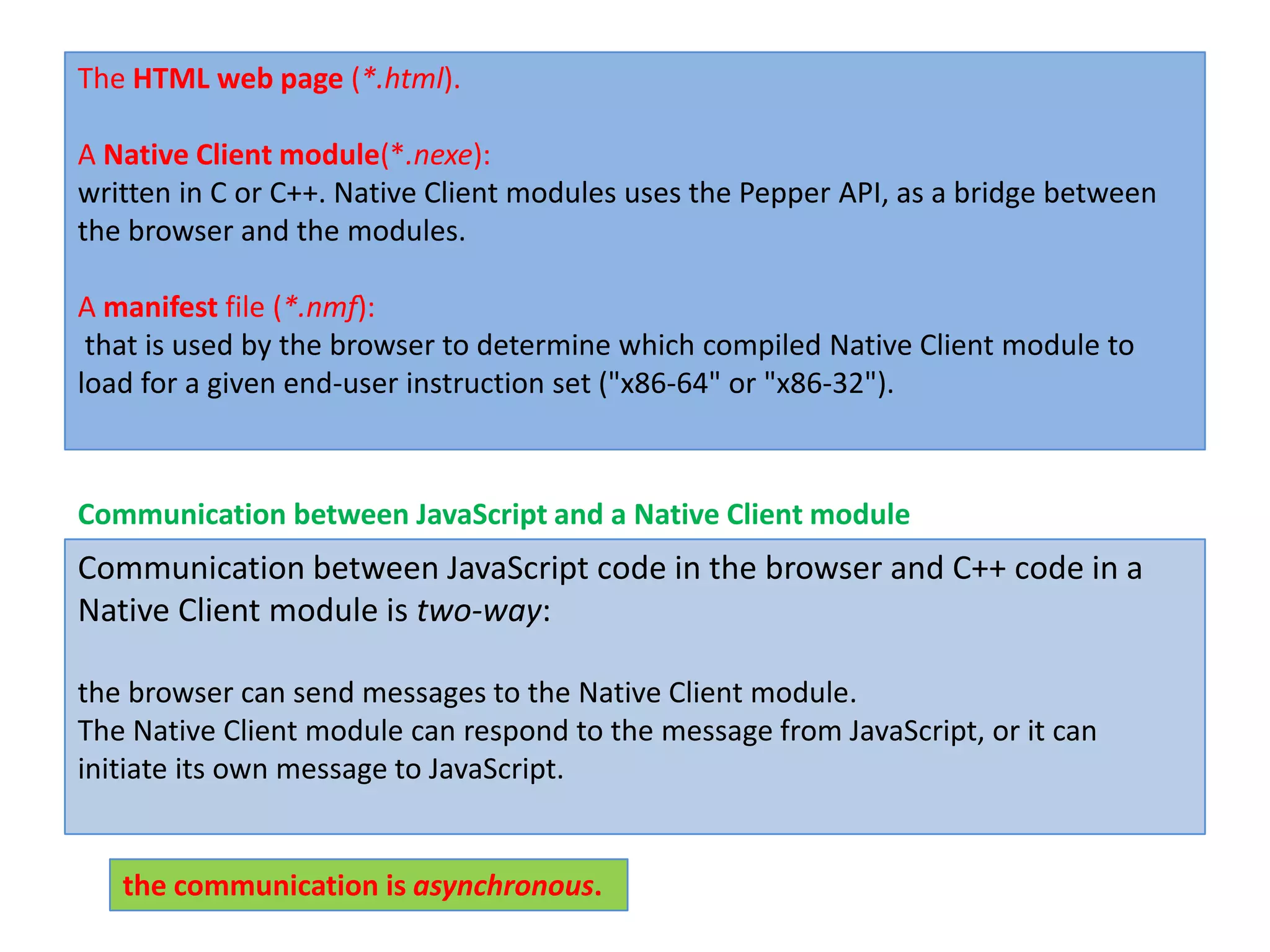 Native client | PPTX