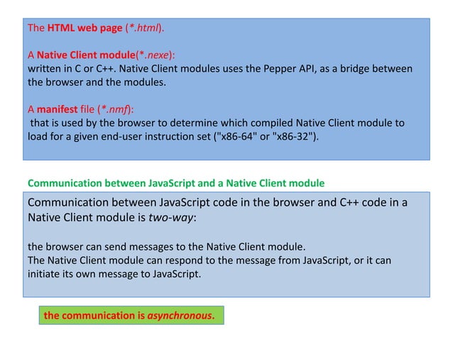 Native client | PPTX