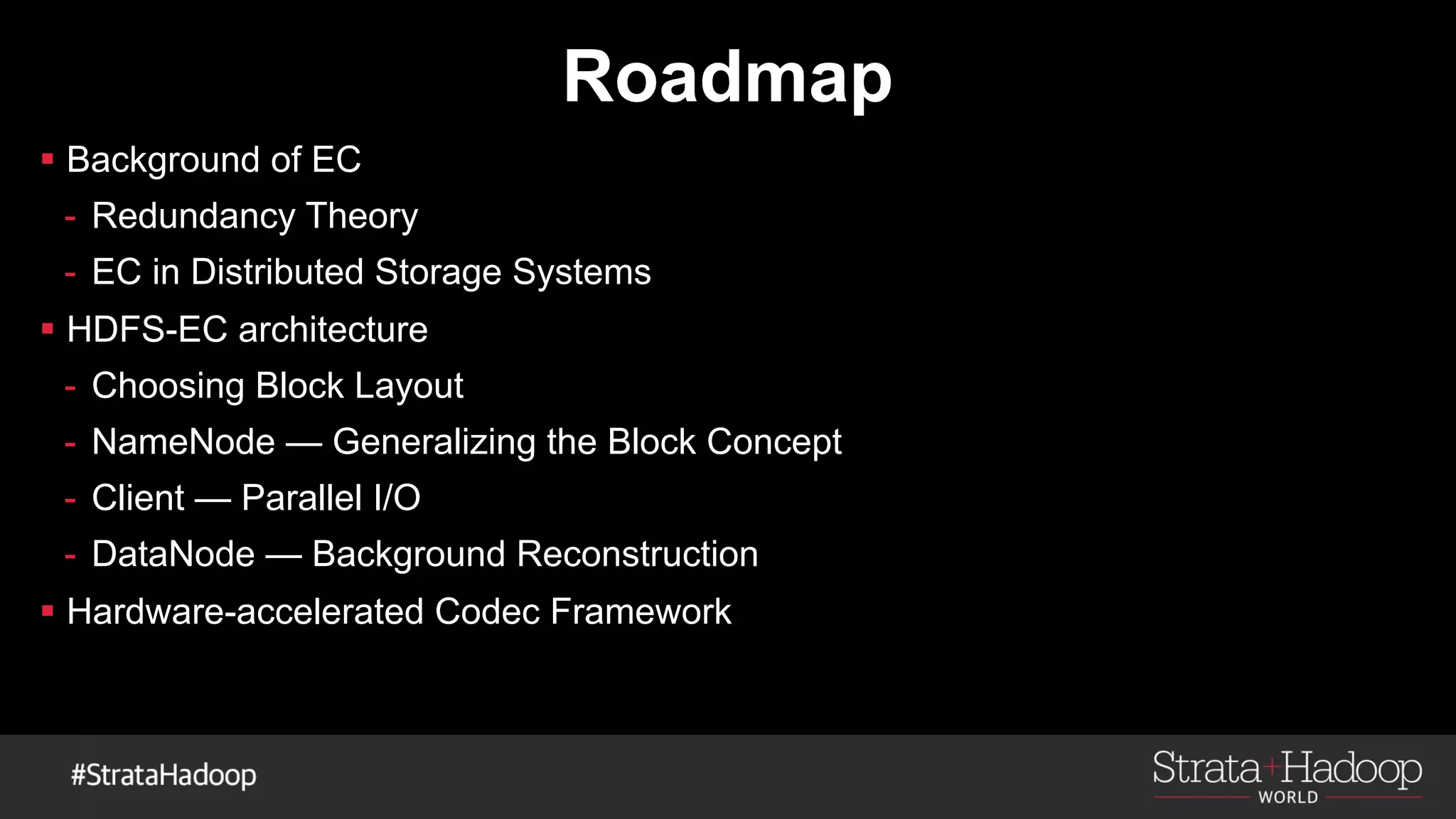 Native Erasure Coding Support Inside Hdfs Presentation Ppt