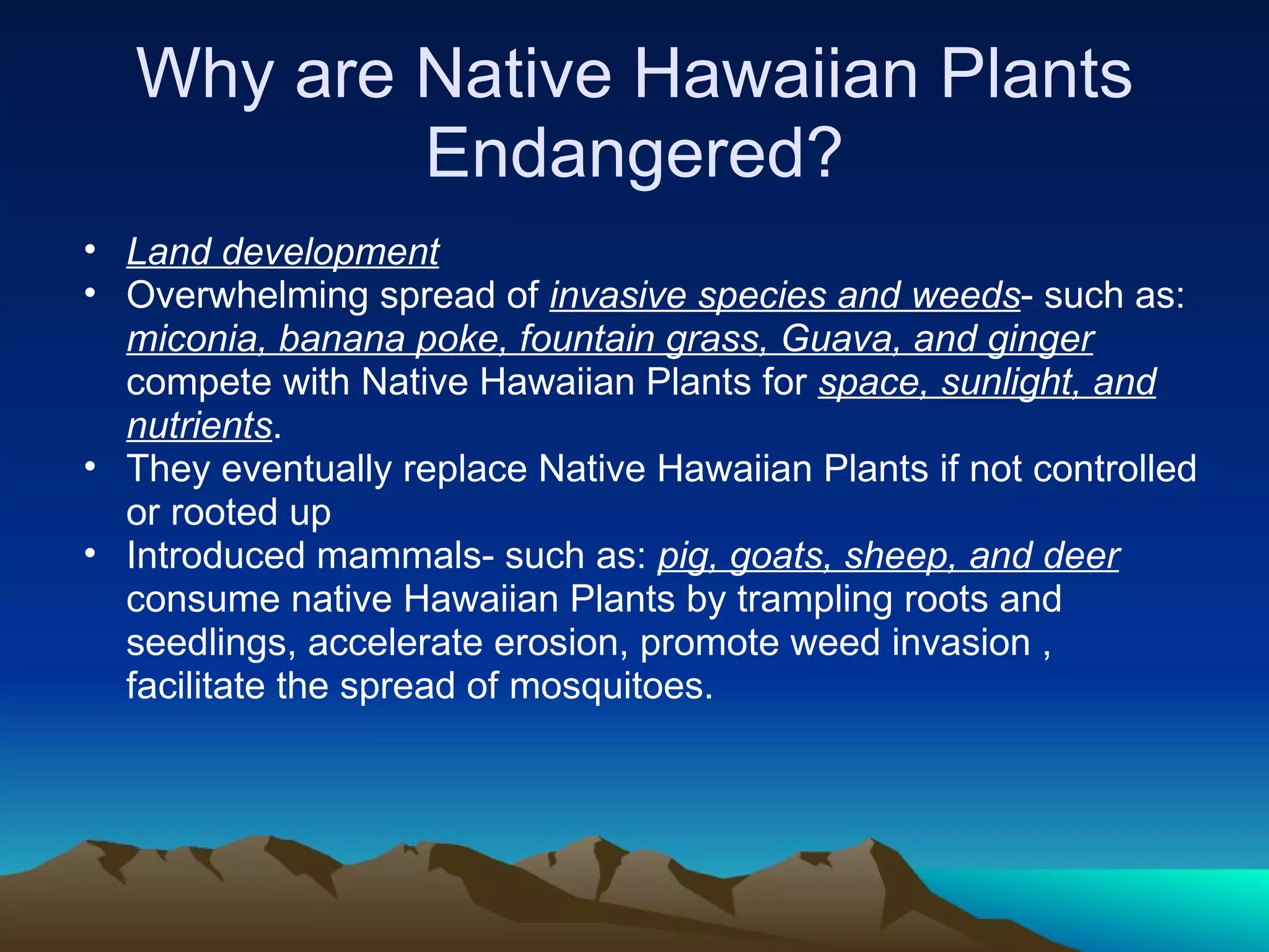 Native Hawaiian Plants Power Point | PPT