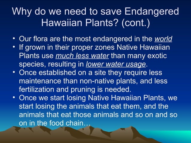 Native Hawaiian Plants Power Point | PPT | Gardening | Home & Garden