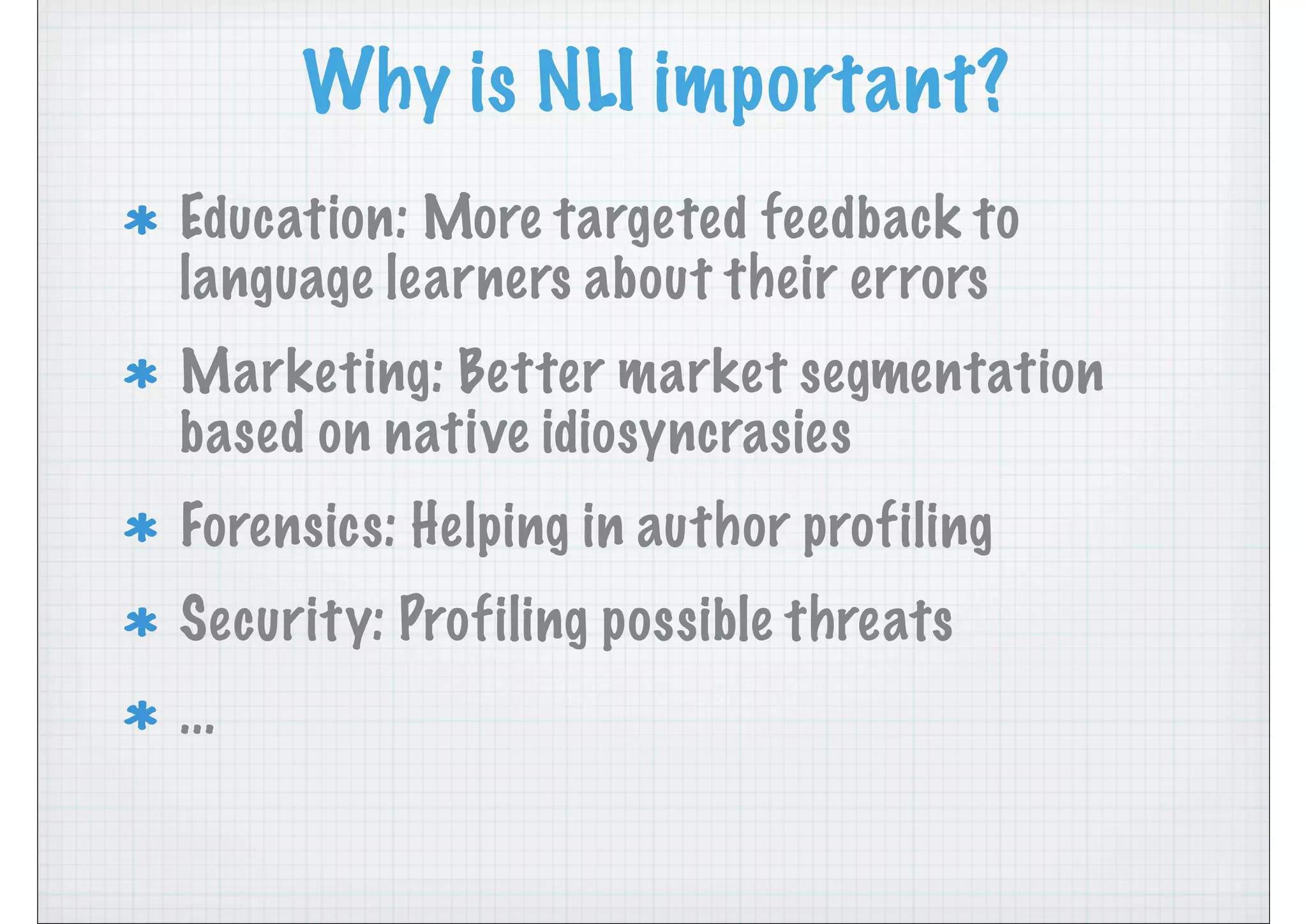 Native Language Identification - Brief review to the state of the art | PDF | Web Development ...