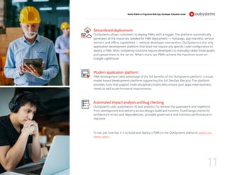 How OutSystems Accelerates PWA Development | PPT
