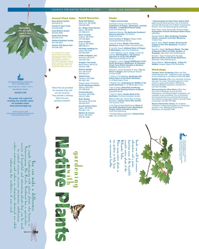 Gardening with Native Plants - Seattle, Washington | PDF