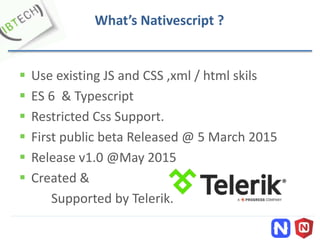 Nativescript | PPTX