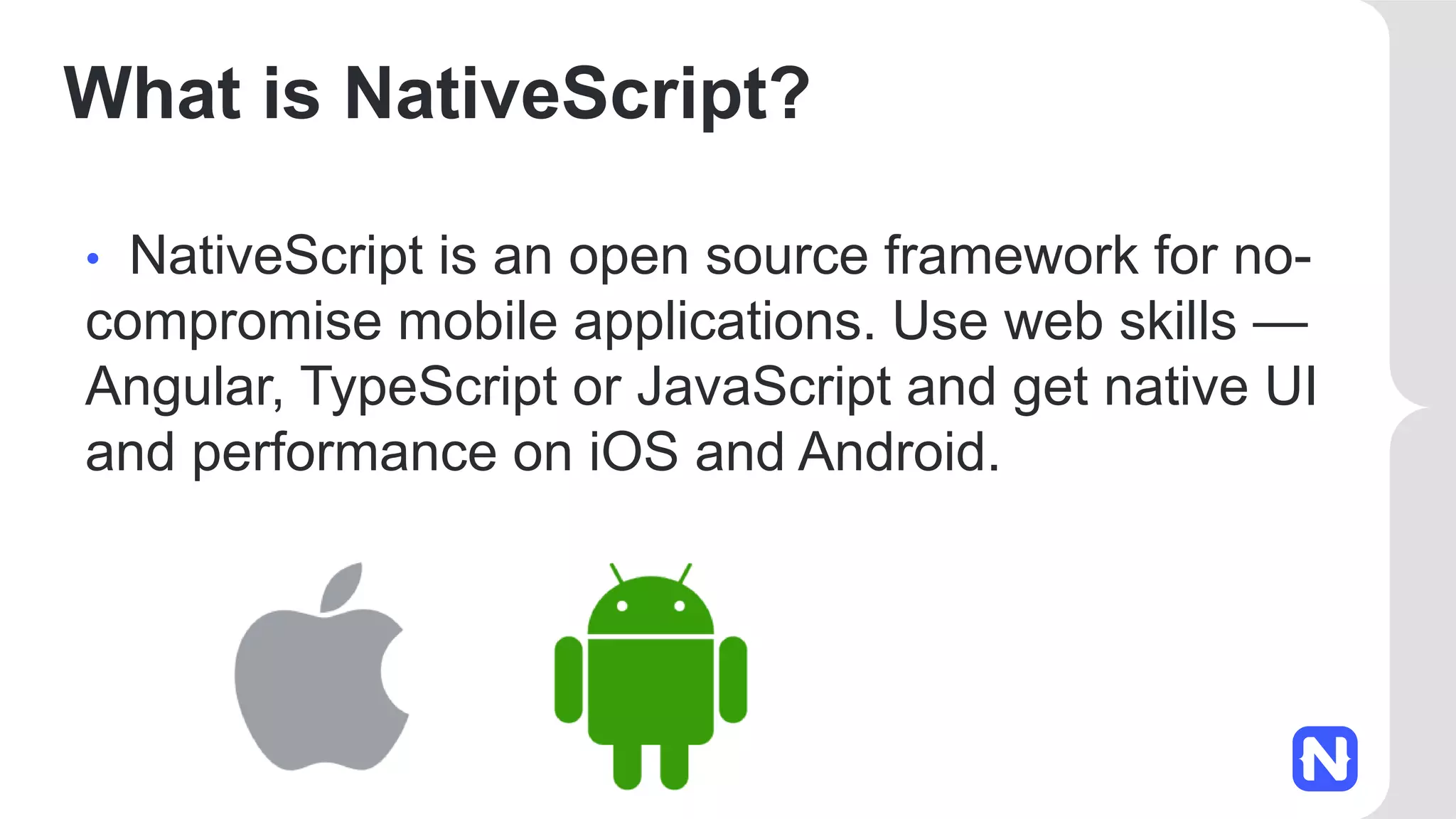 NativeScript - Open source framework for building truly native mobile…