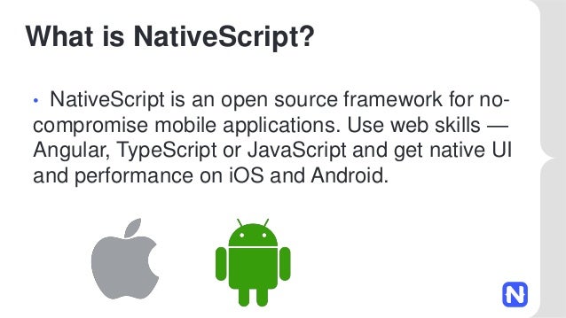 Nativescript Open Source Framework For Building Truly Native Mobile…