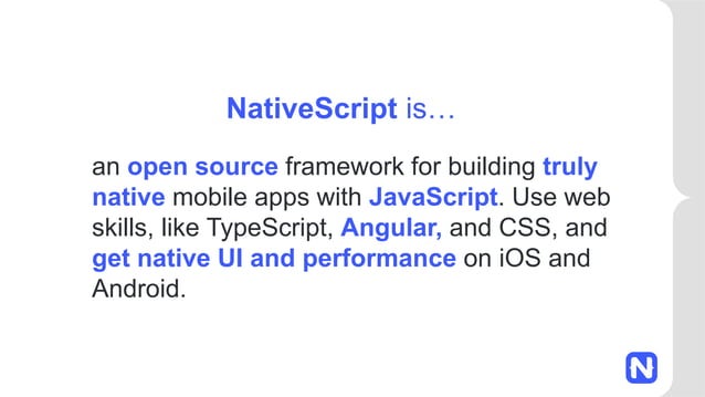 Prototyping Mobile Apps With Nativescript And Angular Ppt