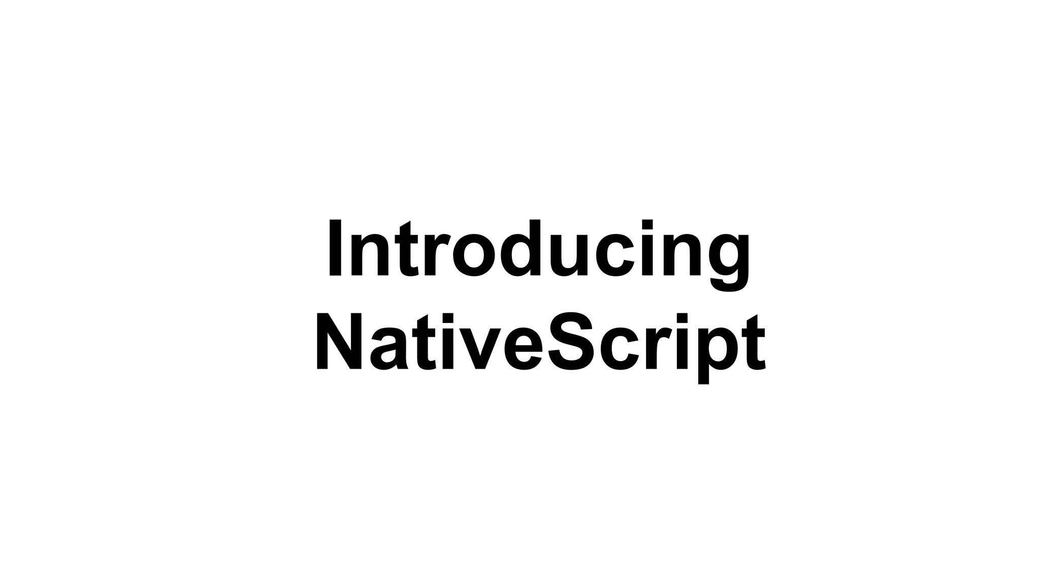 Native Script By Sebastian Witalec Ppt