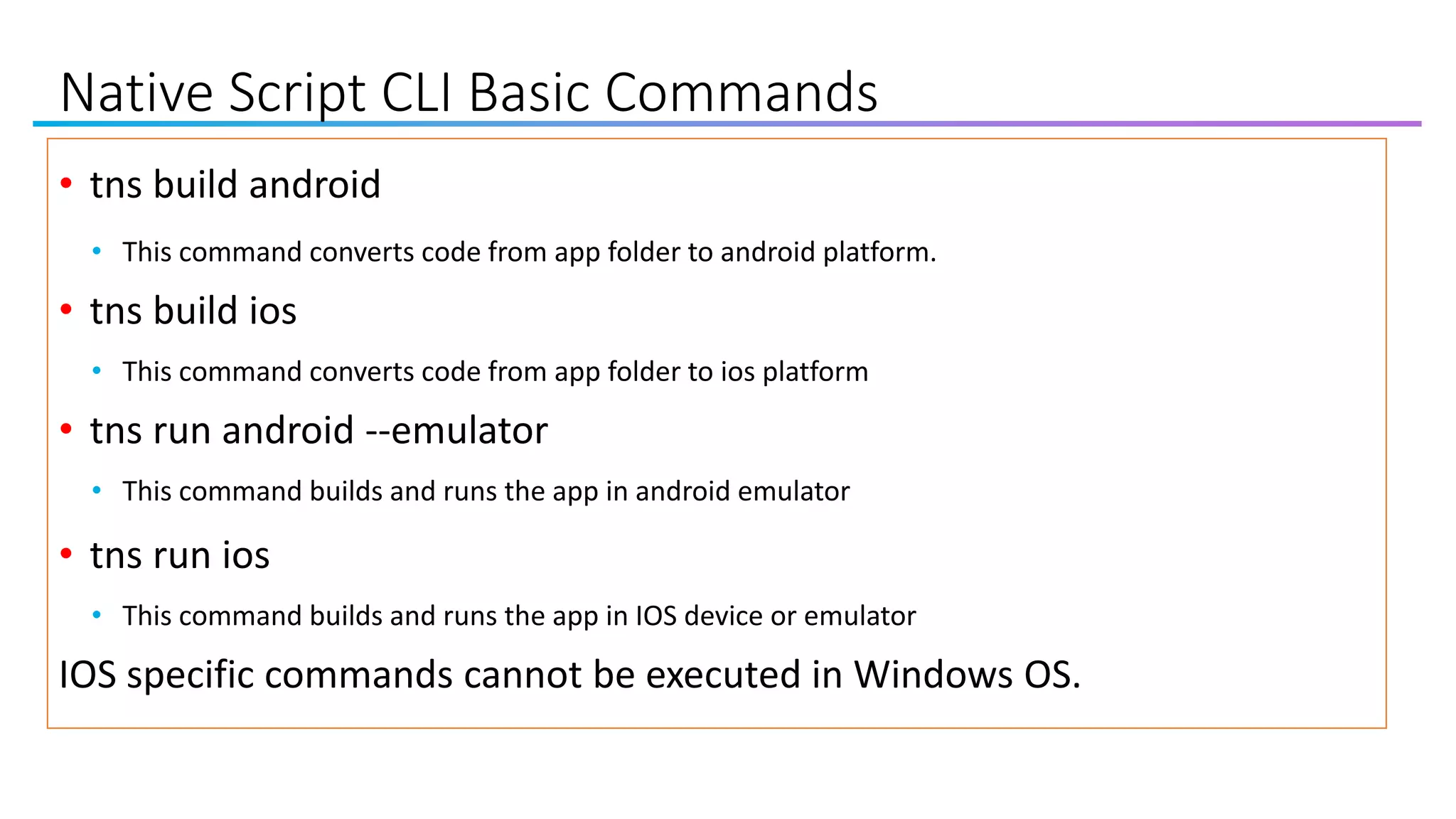 Native script overview | PPTX | Web Design and HTML | Internet
