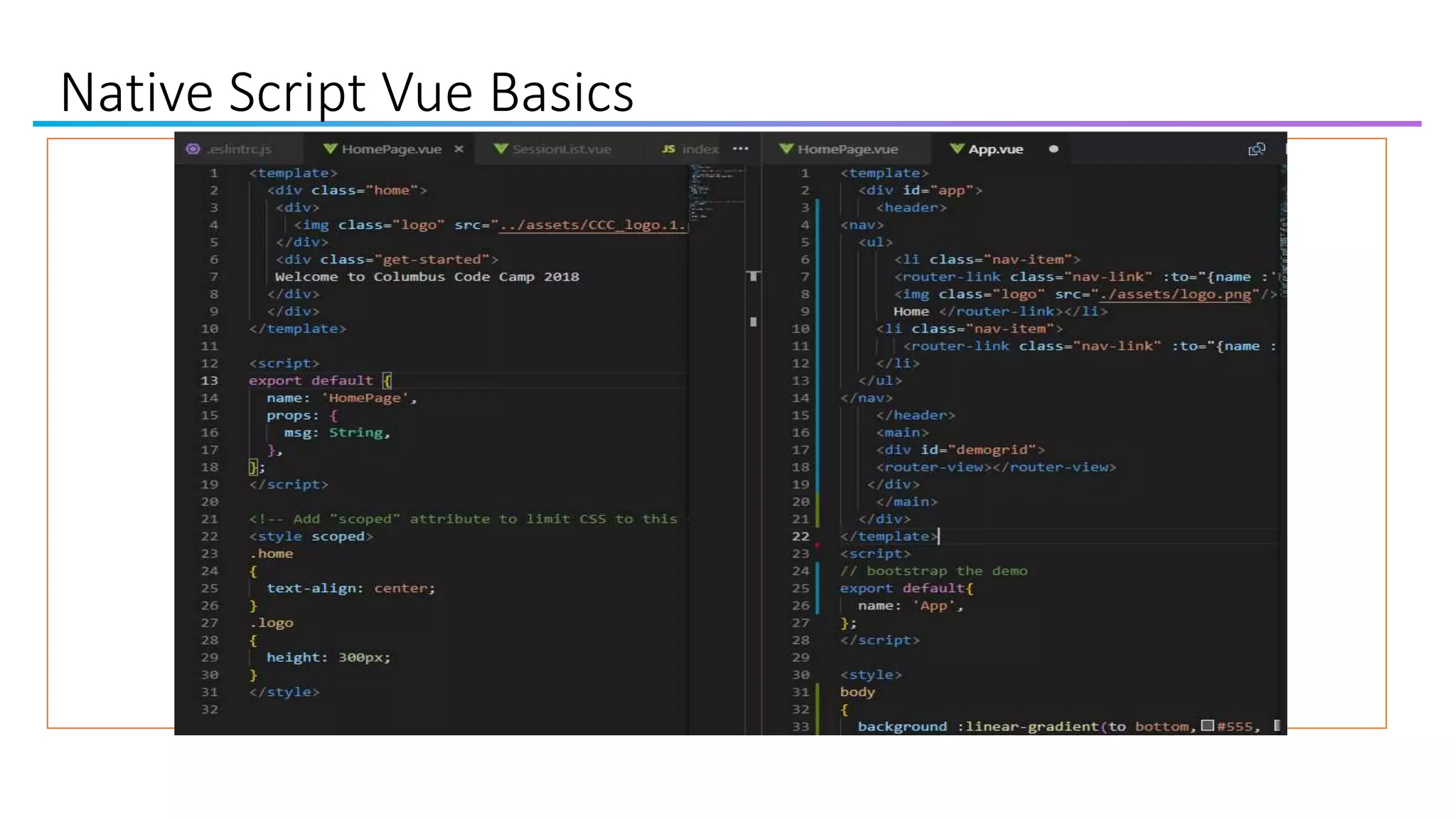 Native script overview | PPTX | Web Design and HTML | Internet