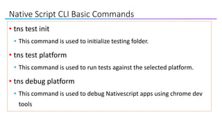 Native script overview | PPTX | Web Design and HTML | Internet
