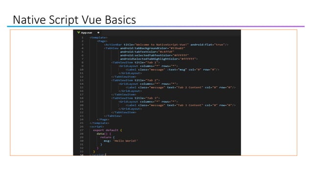 Native script overview | PPTX | Web Design and HTML | Internet