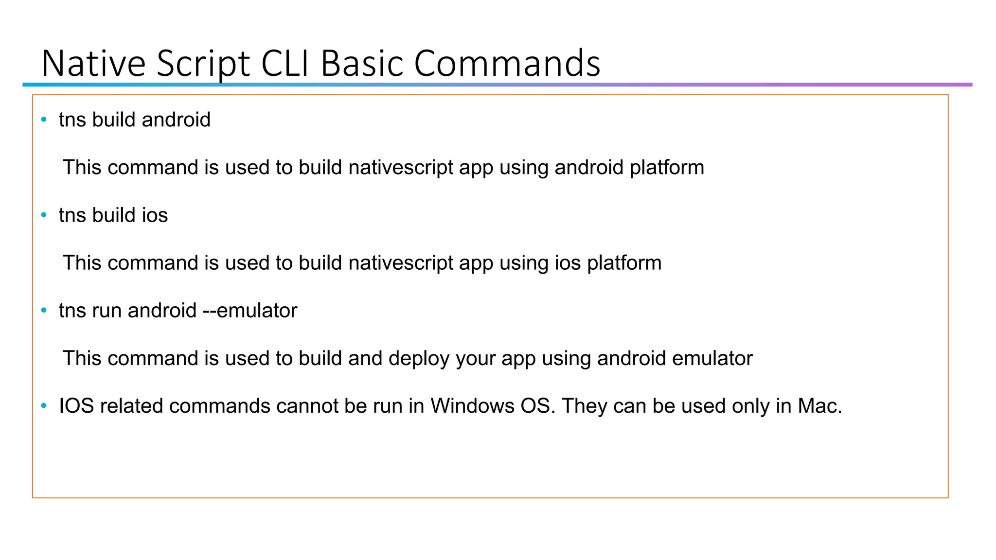 Native Script Overview | PPTX